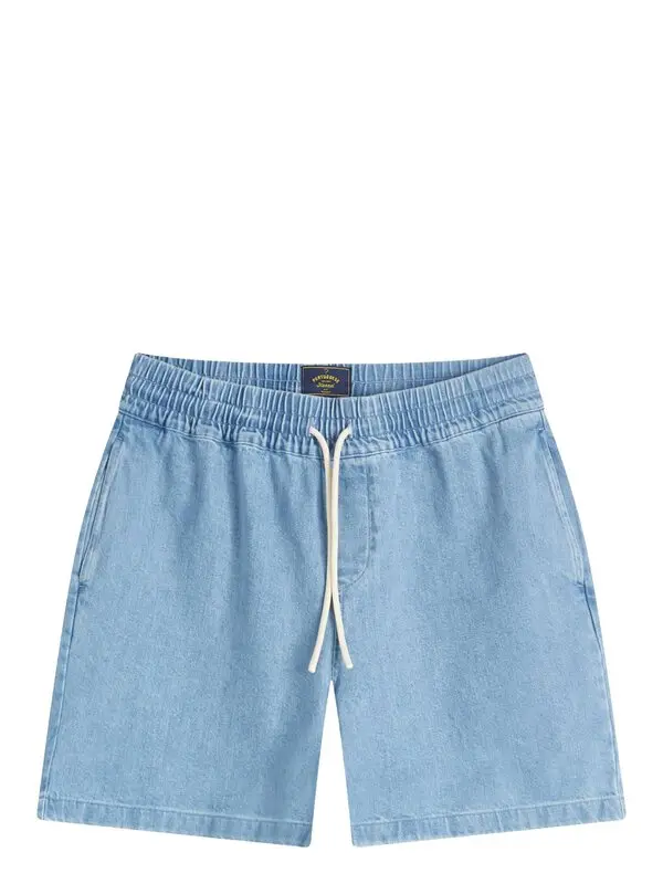 Portuguese Flannel Denim Shorts - Blue