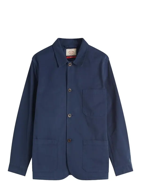 Portuguese Flannel Labura Chore Jacket - Navy