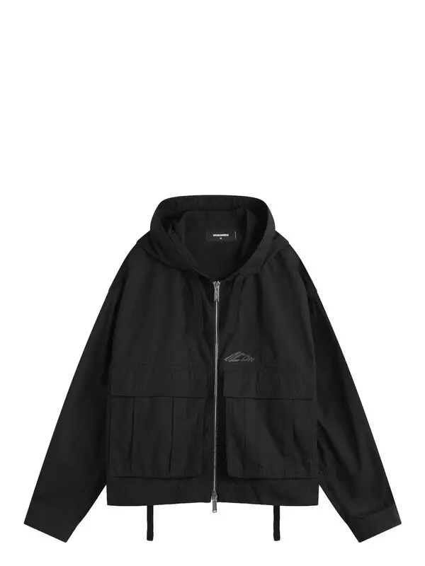 Dsquared2 Icon Ripstop Windbreaker - Black