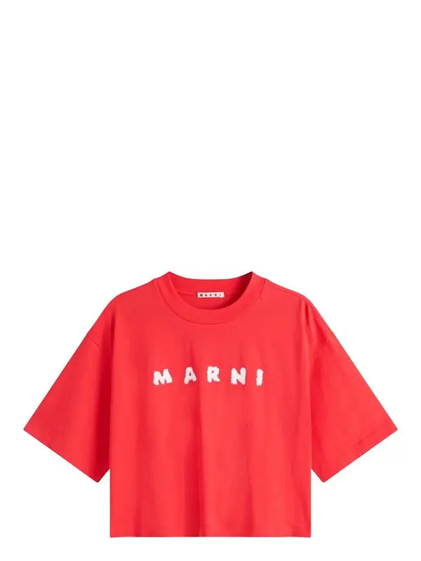Marni Logo T-shirt - Crimson