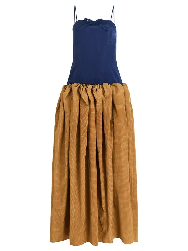 Rosie Assoulin Fifi Drop Waist Gown - Multi