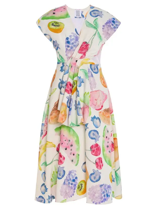 Rosie Assoulin Swept Away Wrap Dress - Multi