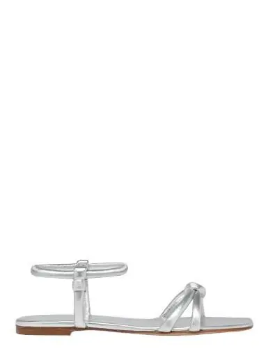 GIANVITO ROSSI Juno 05 Sandals - Metallic Silver Nappa