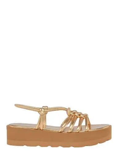 GIANVITO ROSSI Hebe Sandal - Metallic Gold Leather