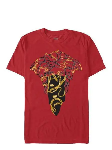 CROOKS & CASTLES Medusa Bandana Graphic T-shirt - Red