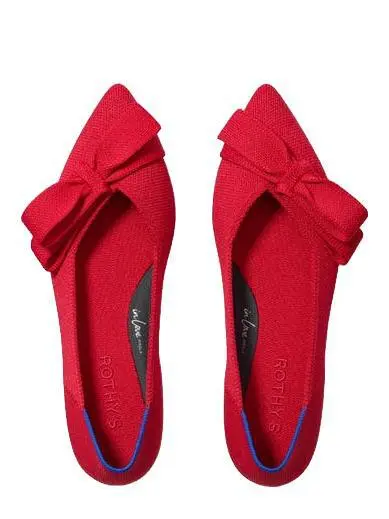 Rothy's The Bow Point Ii Flats - Cupid