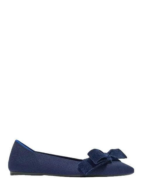 Rothy's The Bow Point Ii Flats - Deep Navy