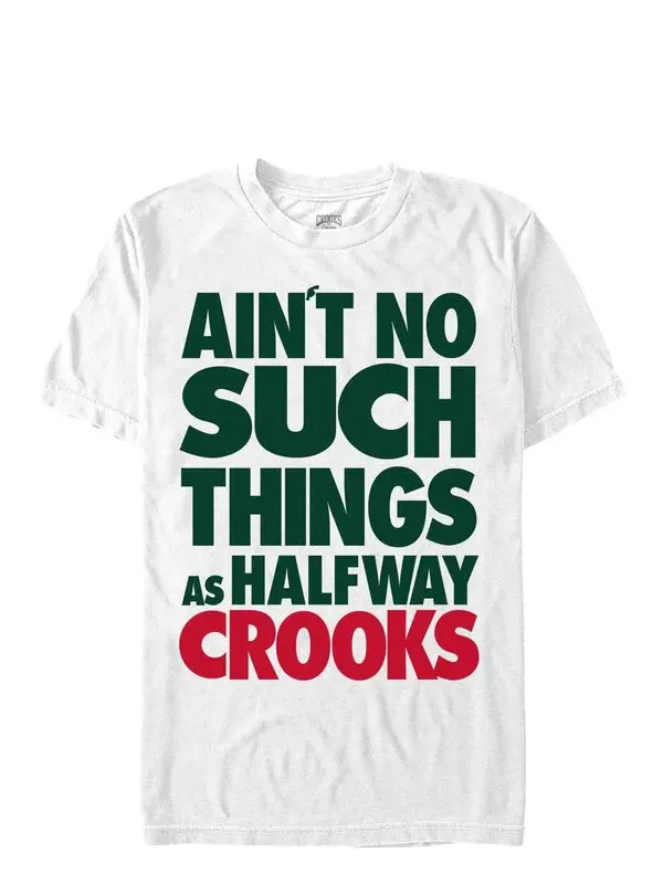 CROOKS & CASTLES Ain't No Such Things Graphic T-shirt - White