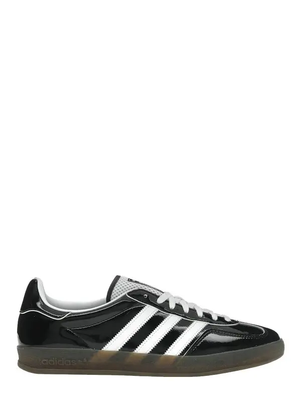 Adidas Gazelle Indoor Patent Leather Sneakers - Core Black/cloud White