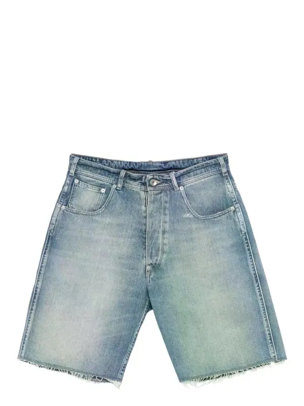 MAISON MARGIELA Cut-off Denim Shorts - Blue