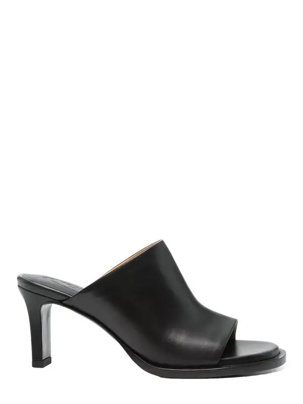 TOD'S 75mm Leather Sandals - Black