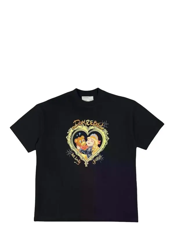DOMREBEL Just Rich T-shirt - Black