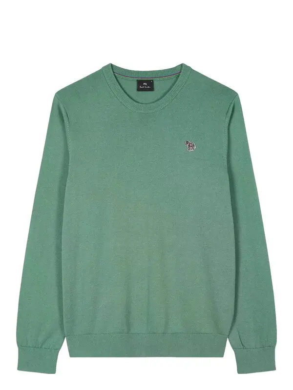 Paul Smith Logo-embroidered Jumper - Green