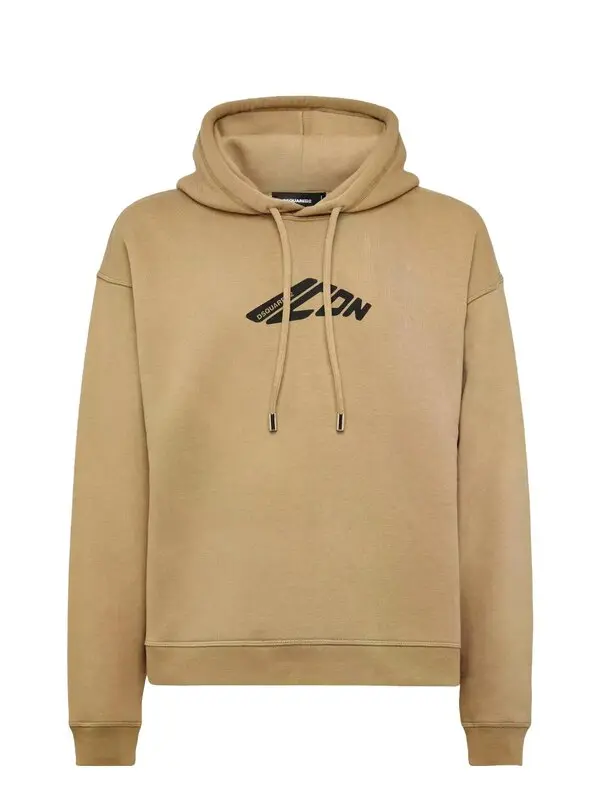Dsquared2 Logo-print Hoodie - Neutrals