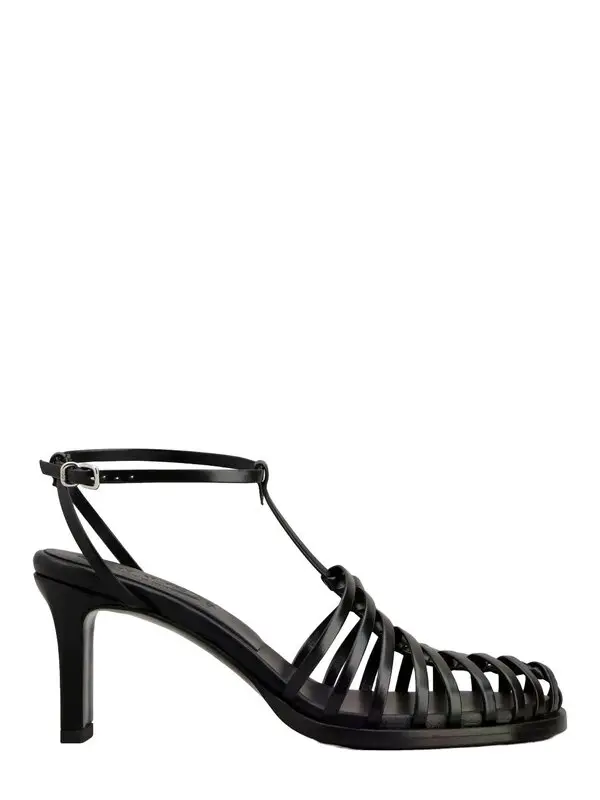 TOD'S 75mm Leather Sandals - Black