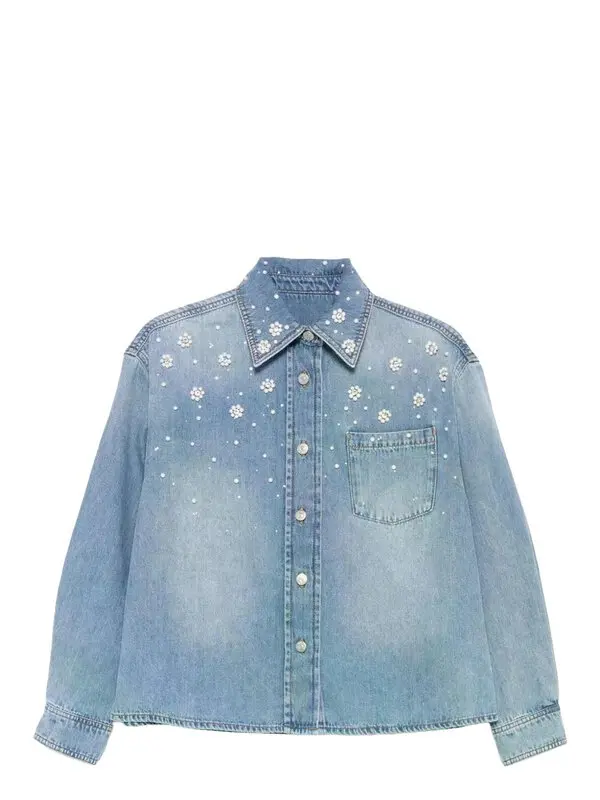 Maje Denim Shirt - Blue