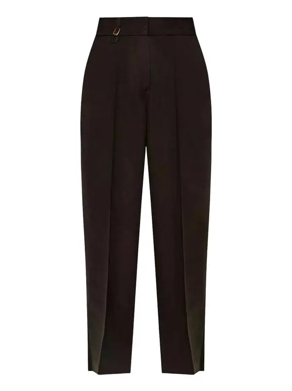 Jacquemus Tibau Tapered Trousers - Brown