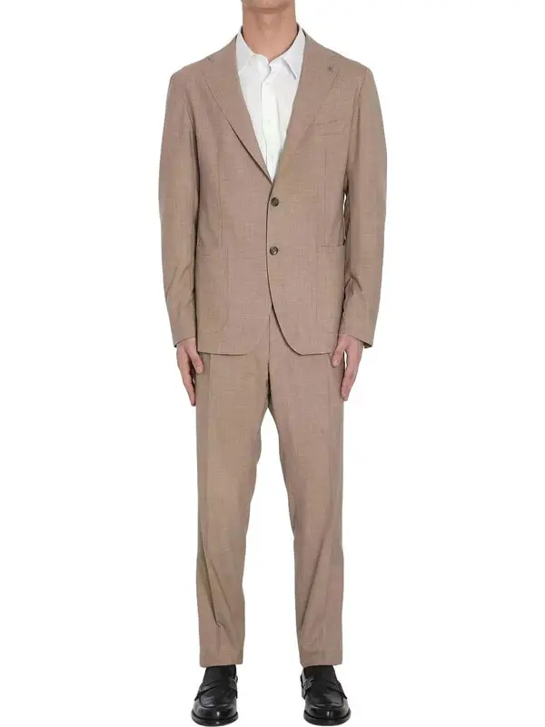 Tagliatore Single-breasted Suit - Neutrals