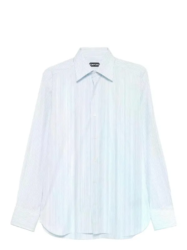 TOM FORD Striped Shirt - Blue