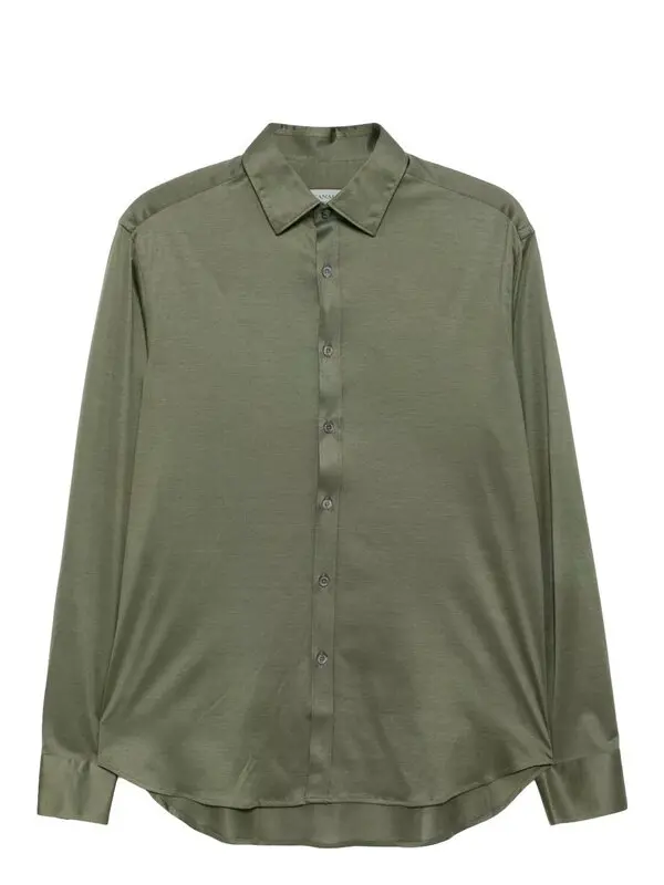 Canali Button-up Shirt - Green