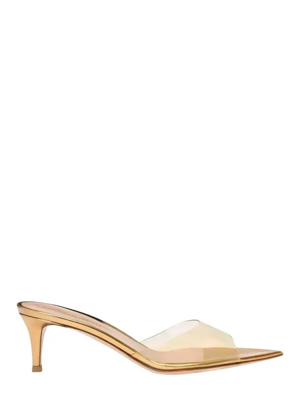 GIANVITO ROSSI Elle Crossover Sandals - Gold