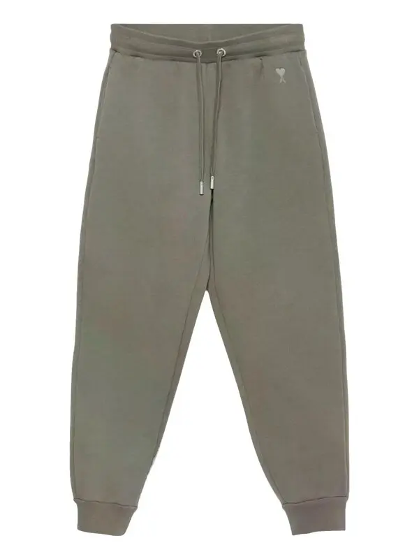 Ami De Coeur Motif Sweatpants - Green