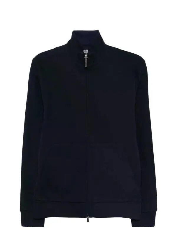 Canali Zip-up Sweatshirt - Blue