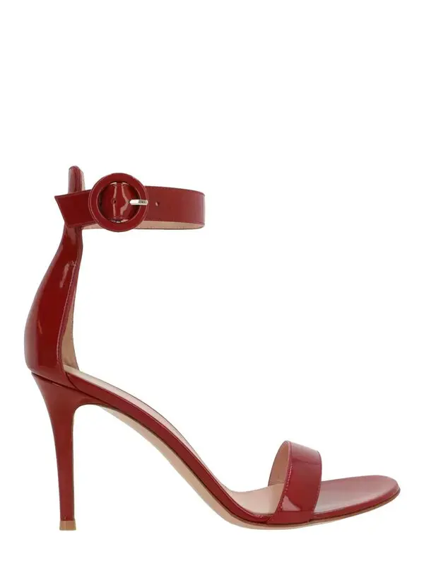 GIANVITO ROSSI 85mm Portofino Sandals - Red