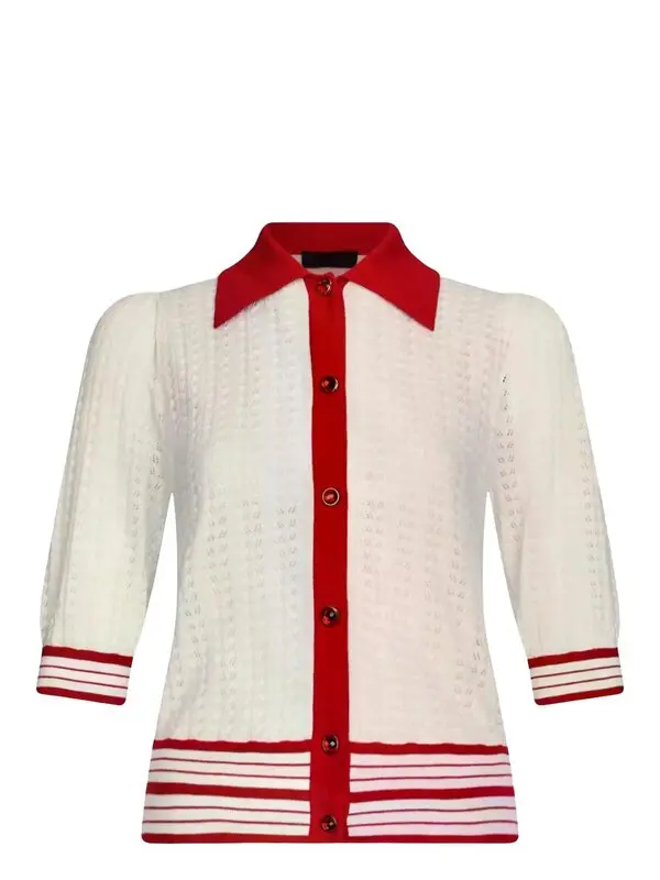 Liu Jo Two-tone Cardigan - White