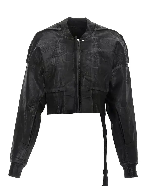 Rick Owens Flight Bomber Jacket - Black