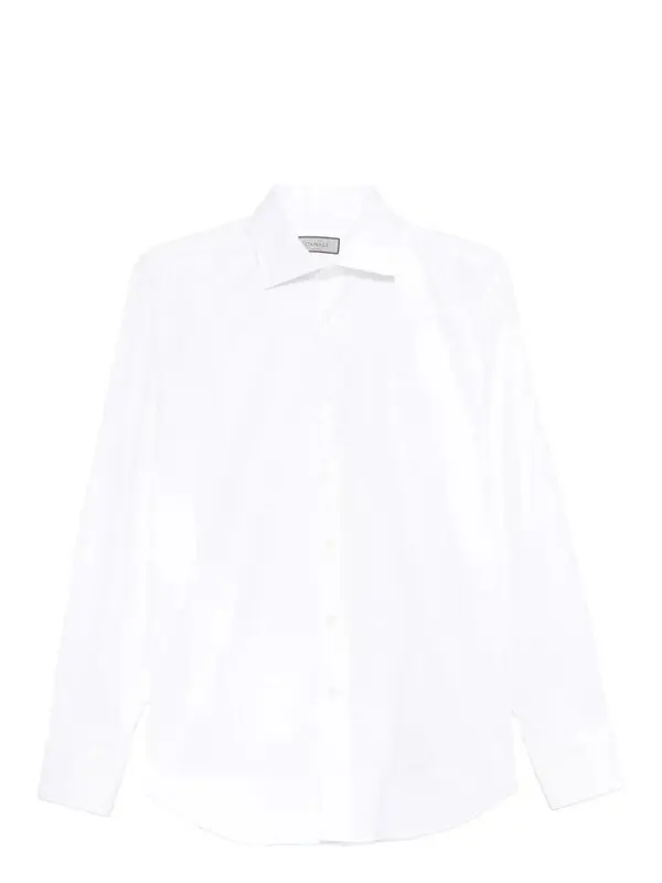 Canali Cut-away Collar Shirt - White