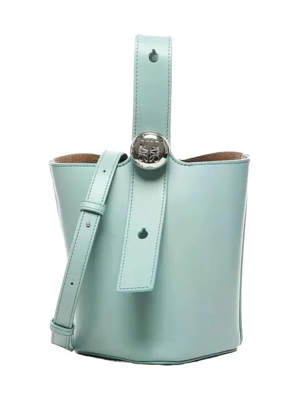 Loewe Pebble Bucket Bag - Blue