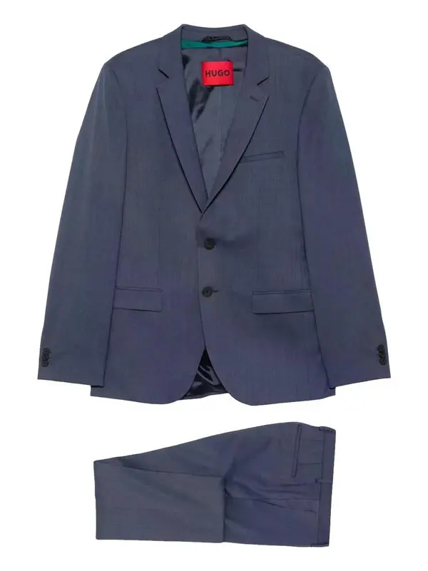 Hugo Single-breasted Suit - Blue