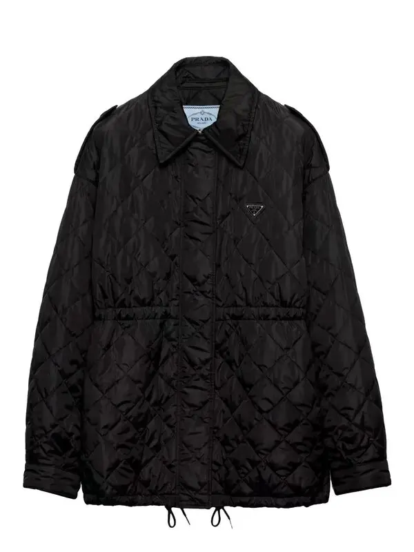 Prada Re-nylon Blouson Jacket - Black