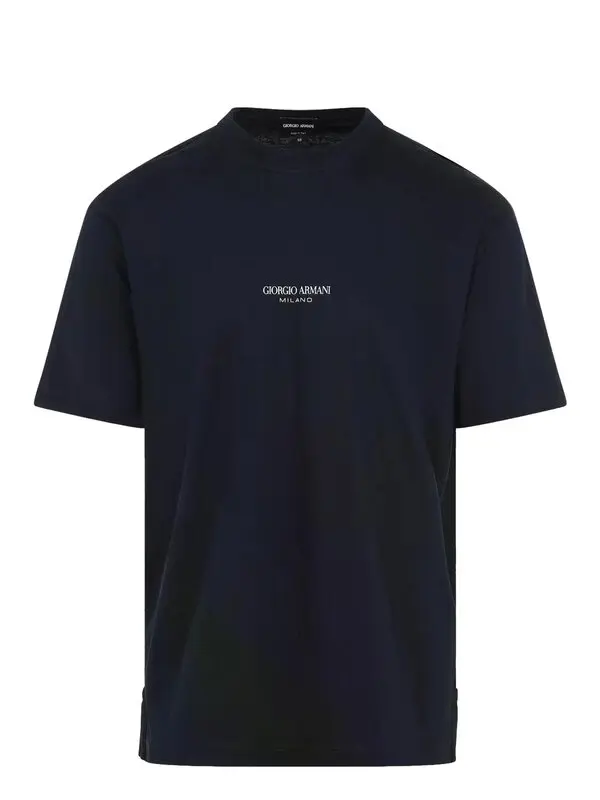 Giorgio Armani Cotton T-shirt - Blue