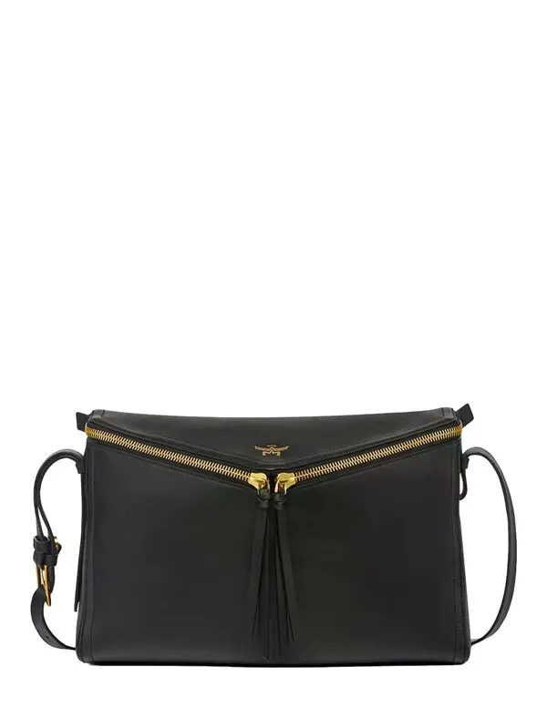 Mcm Diamant Shoulder Bag - Black