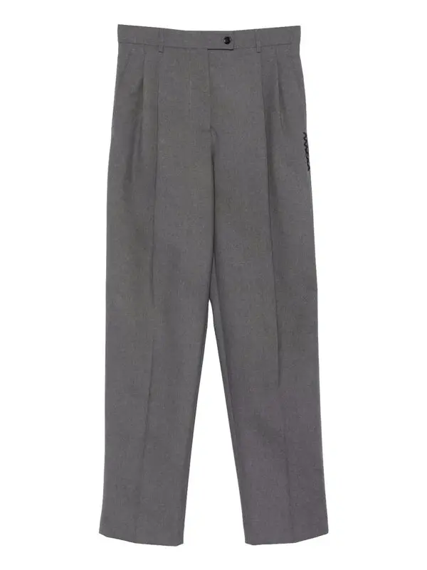 Marni Virgin Wool Trousers - Grey