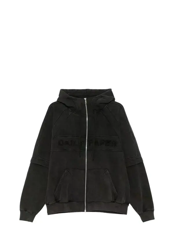 DAILY PAPER Garment Wash Hoodie - Black