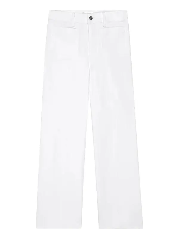 FRAME Straight-leg Jeans - White