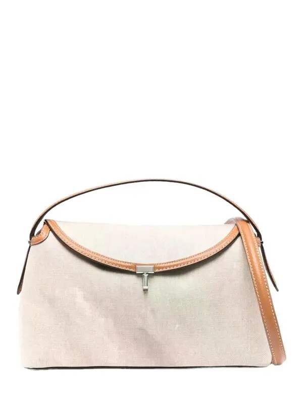 TOTEME T-lock Shoulder Bag - Neutrals