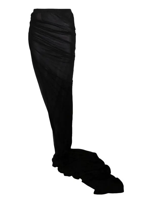 Rick Owens Edfu Maxi Skirt - Black
