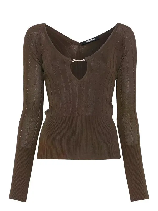 Jacquemus Le Sommet Pralù Top - Brown