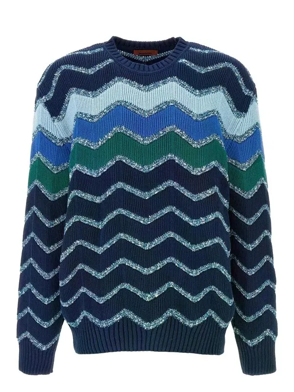 Missoni Zigzag Sweater - Blue