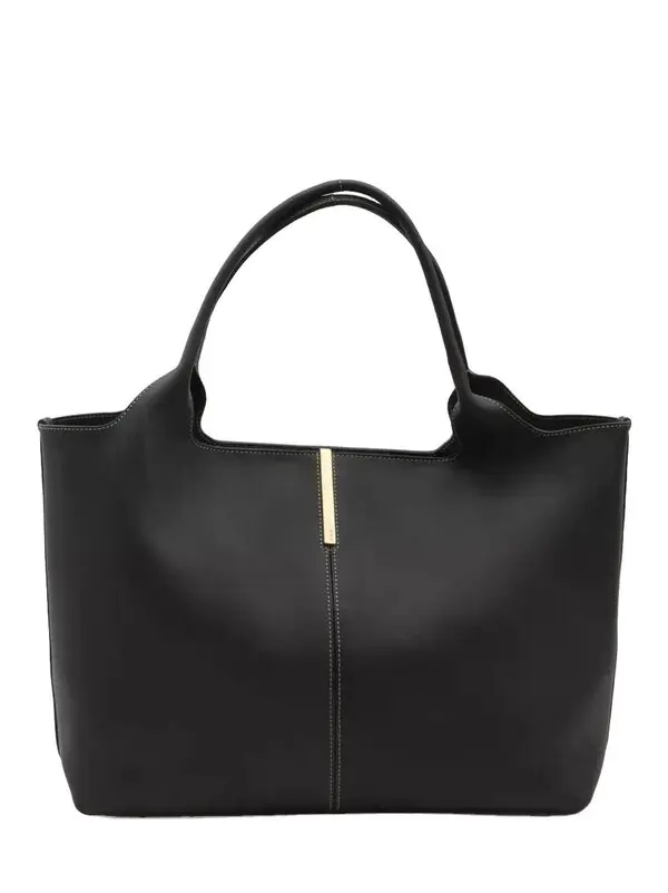 TOD'S Leather Tote Bag - Black