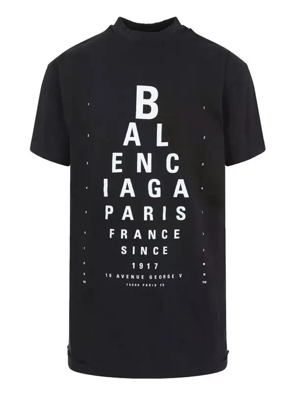 Balenciaga Logo-print T-shirt - Black