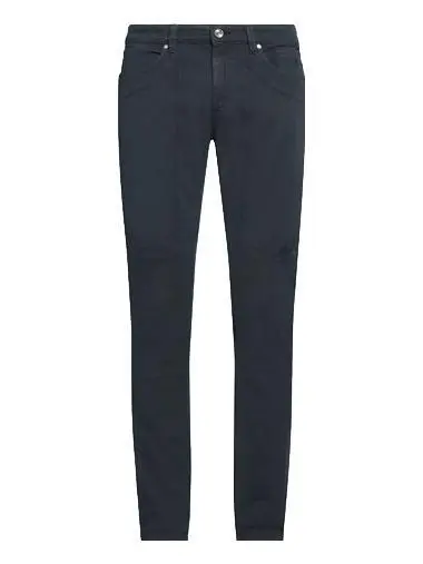 JECKERSON Cotton Blend Tapered Leg Pants - Blue