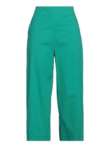 CARACTÈRE Wide-leg Cropped Trousers - Green