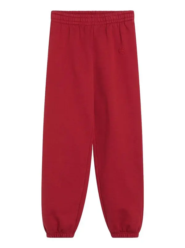 ANINE BING Wide Joggers - Red