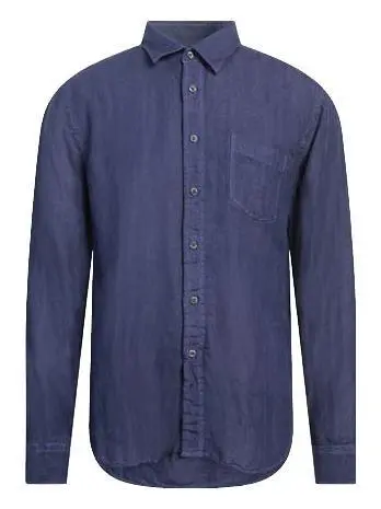 120% Lino Shirt Sky Size Linen - Blue