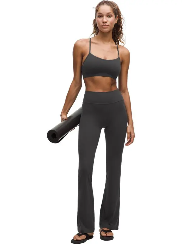 Lululemon Groove Nulu High-rise Flared Pant - Graphite Grey